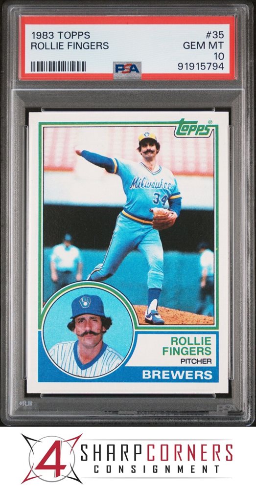 Auction Prices Realized Baseball Cards 1983 Topps Rollie Fingers