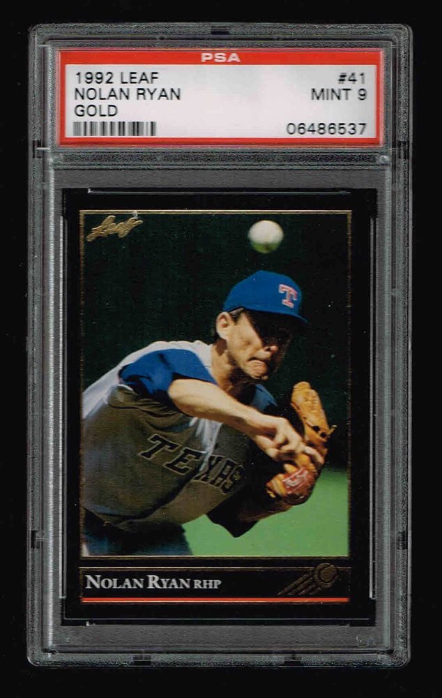 Auction Prices Realized Baseball Cards 1992 Leaf Nolan Ryan GOLD