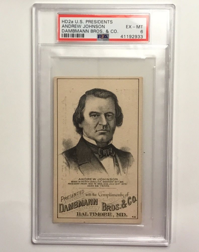 Auction Prices Realized Non-Sport Cards 1880 HD2a U.S. PRESIDENTS ...