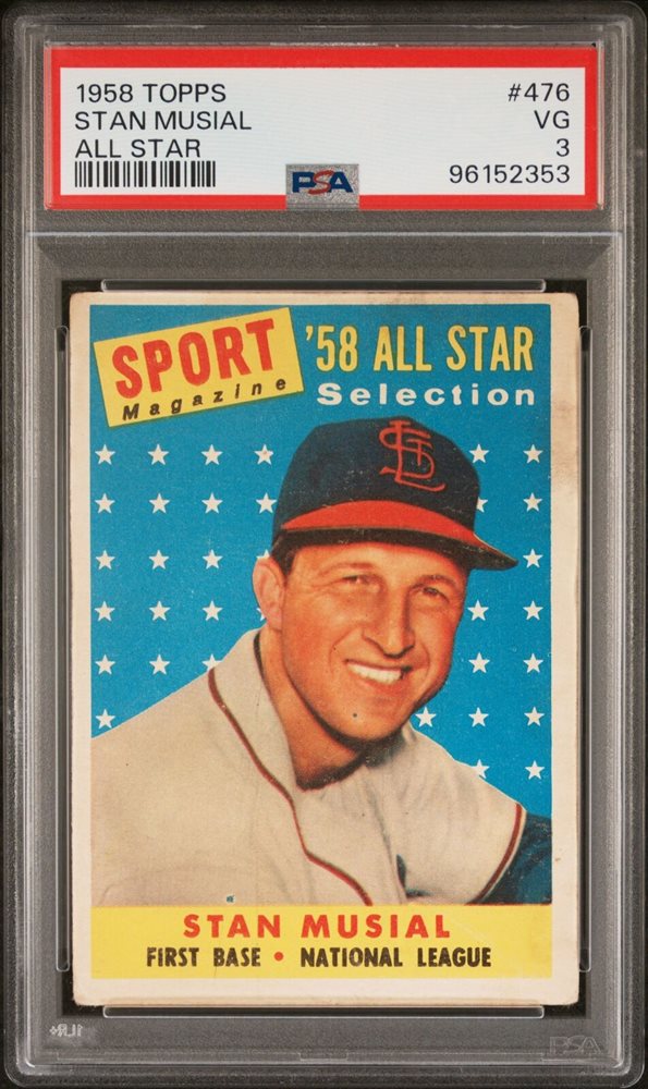 Auction Prices Realized Baseball Cards 1958 Topps Stan Musial