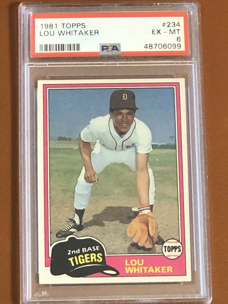 Auction Prices Realized Baseball Cards 1981 Topps Lou Whitaker