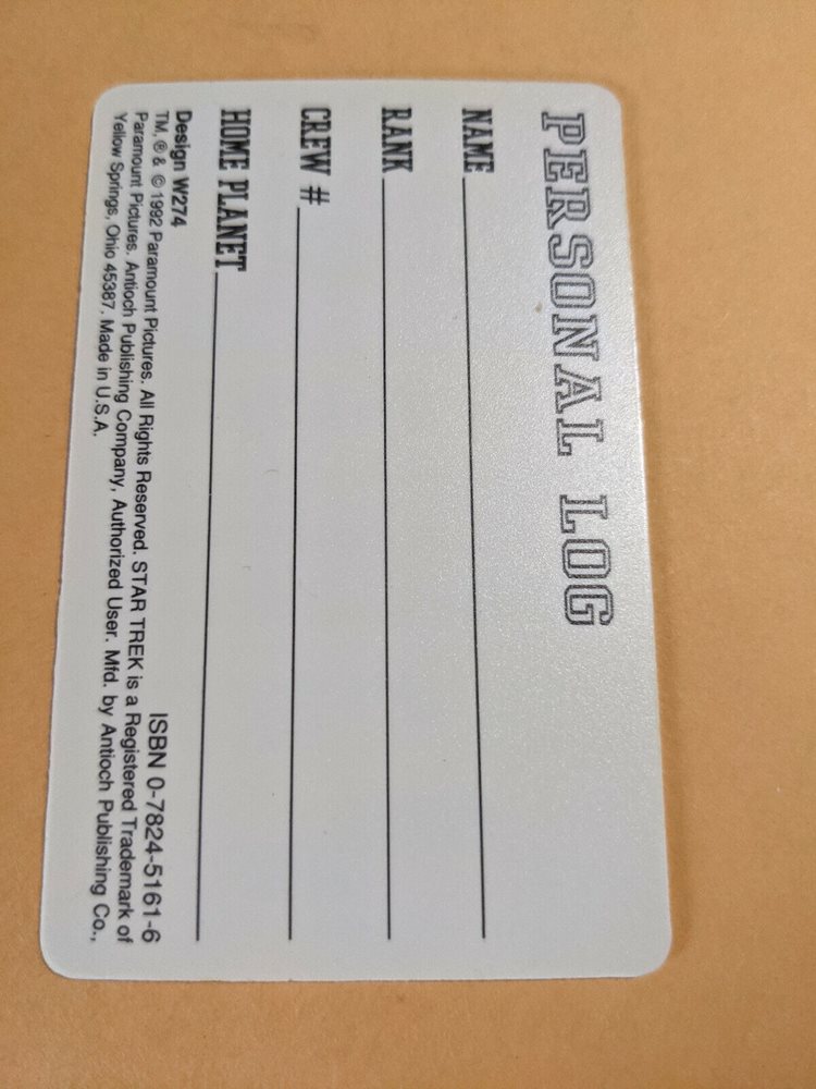 1992 USS Enterprise Official Crew Identification Card S