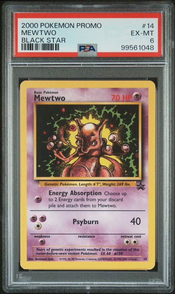 Auction Prices Realized Tcg Cards 2000 POKEMON PROMO BLACK STAR Mewtwo