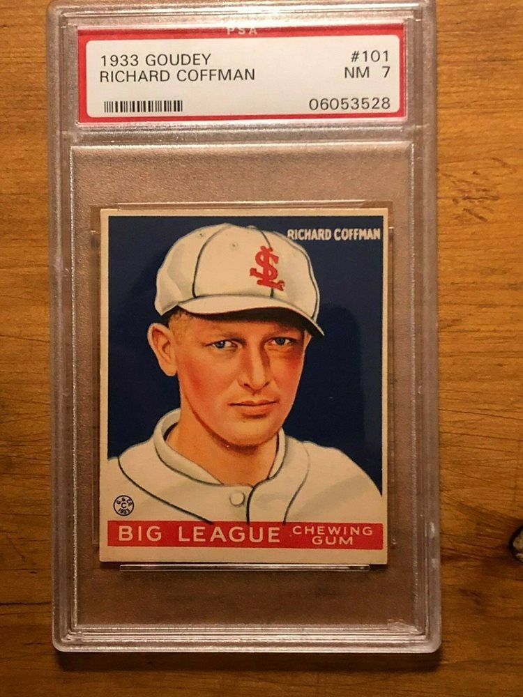 Auction Prices Realized Baseball Cards 1933 Goudey Richard Coffman