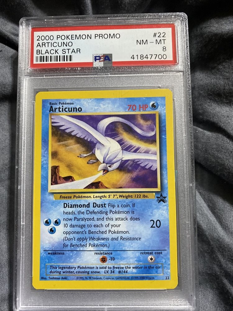 Pokemon Card Articuno #22 Black Star Promo EX/NM Legendary Bird ...