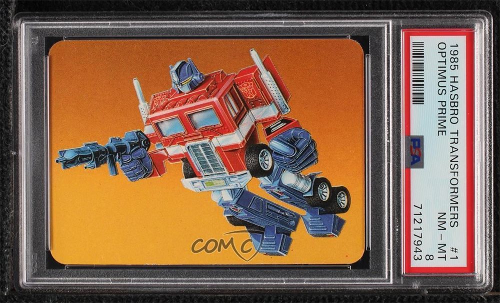 Auction Prices Realized Non-Sport Cards 1985 HASBRO TRANSFORMERS ...