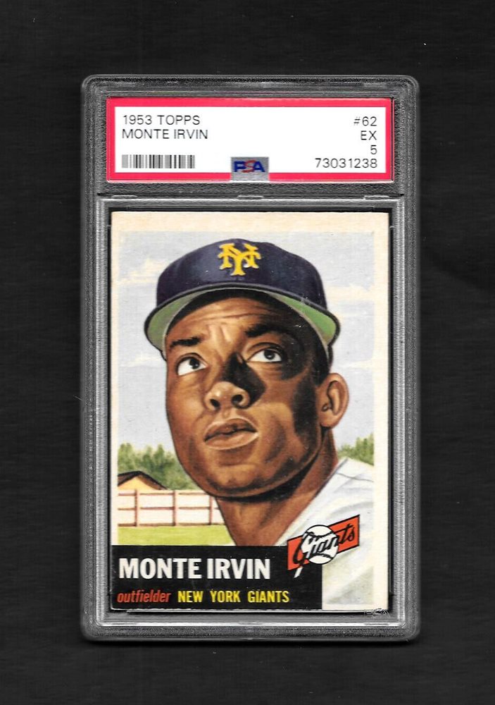 Auction Prices Realized Baseball Cards 1953 Topps Monte Irvin