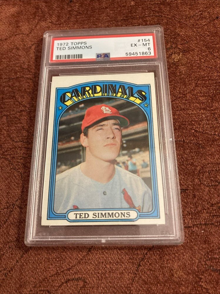 Auction Prices Realized Baseball Cards 1972 TOPPS Ted Simmons