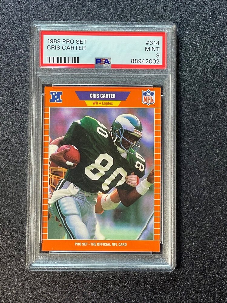 Auction Prices Realized Football Cards 1989 PRO SET Cris Carter