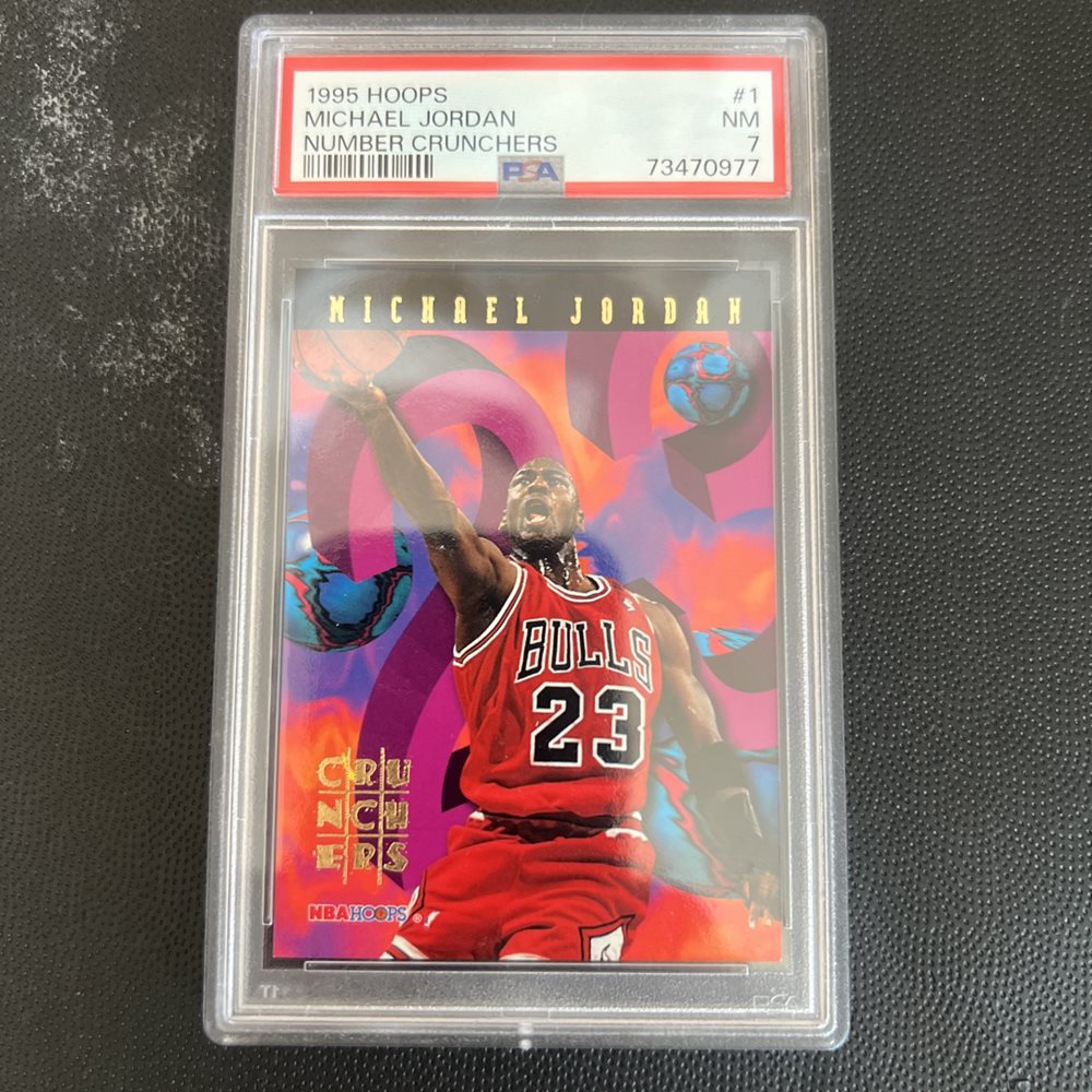 Auction Prices Realized Basketball Cards 1995 HOOPS NUMBER CRUNCHERS Michael Jordan