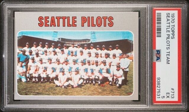 Auction Prices Realized Baseball Cards 1970 TOPPS Seattle Pilots Team