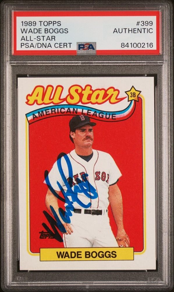 Auction Prices Realized Baseball Cards 1989 TOPPS Wade Boggs