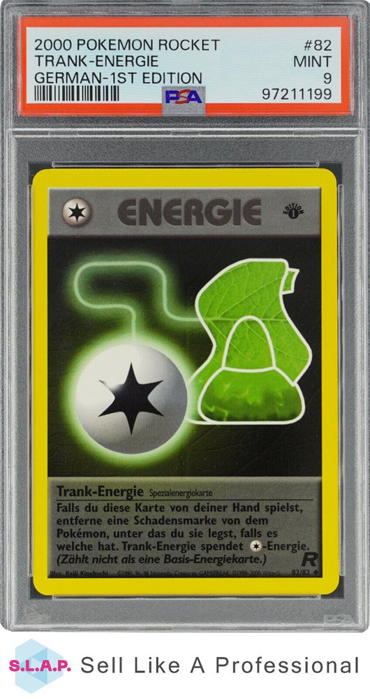 Auction Prices Realized Tcg Cards 2000 POKEMON ROCKET Trank-Energie