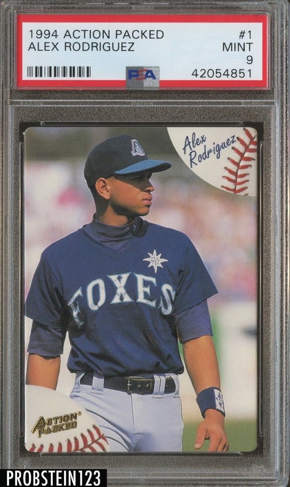 Auction Prices Realized Baseball Cards 1994 Action Packed Alex Rodriguez