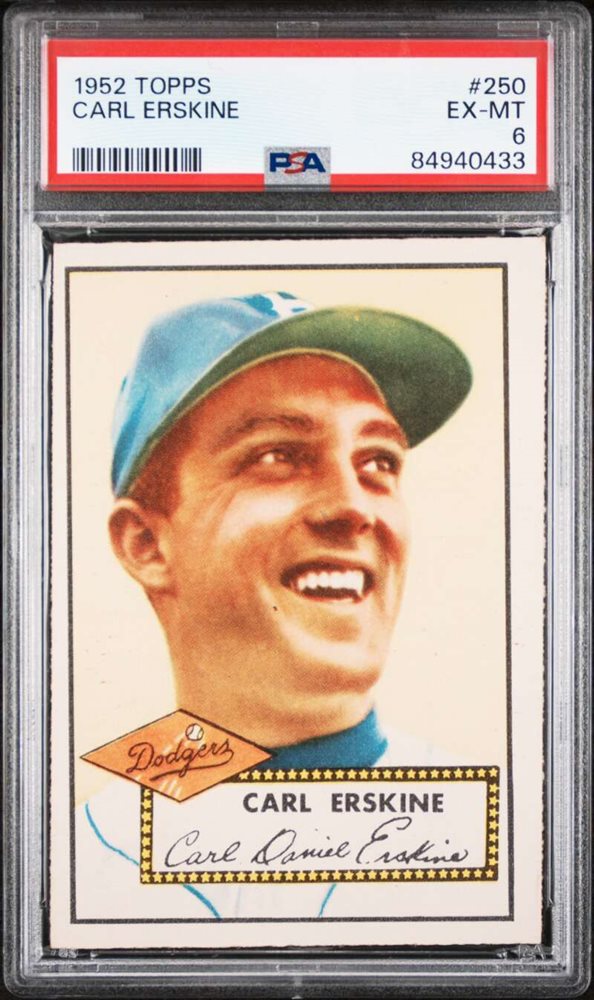 Auction Prices Realized Baseball Cards 1952 Topps Carl Erskine