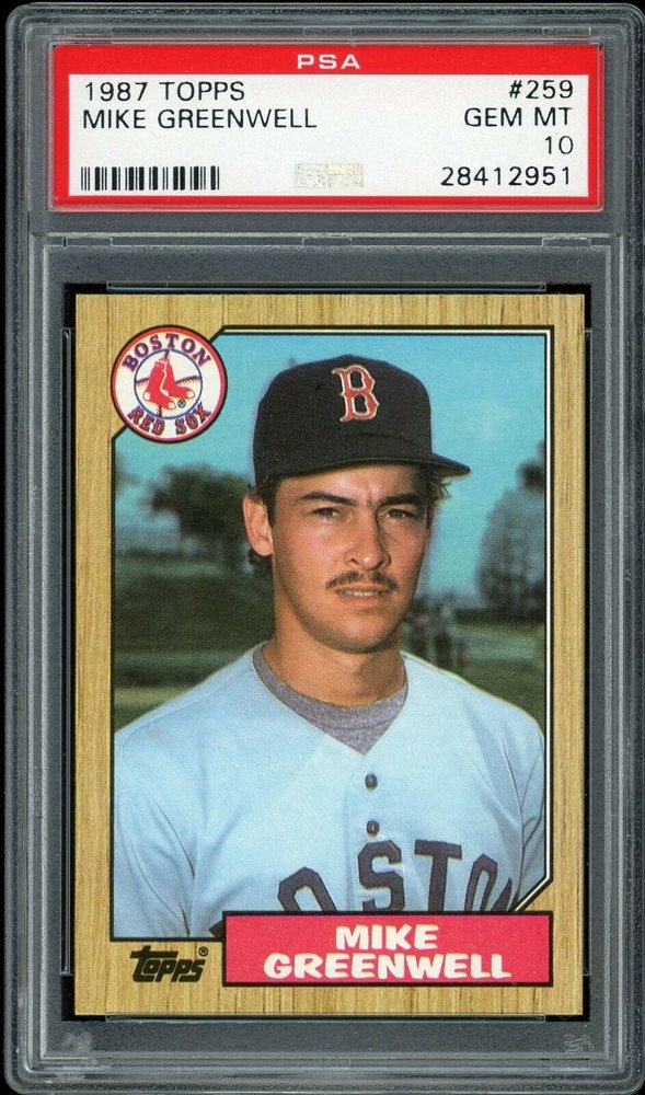 Auction Prices Realized Baseball Cards 1987 TOPPS Mike Greenwell