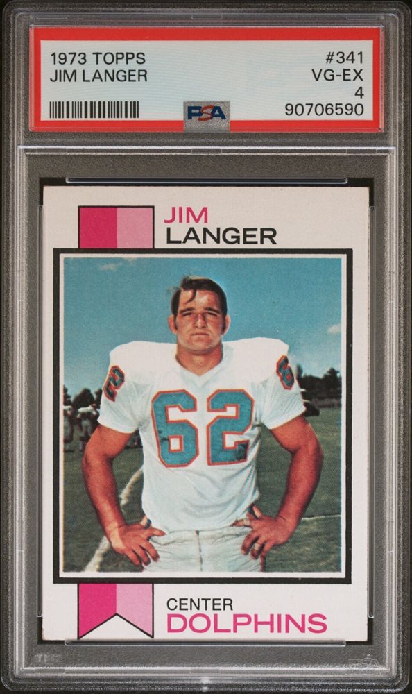 Auction Prices Realized Football Cards 1973 Topps Jim Langer