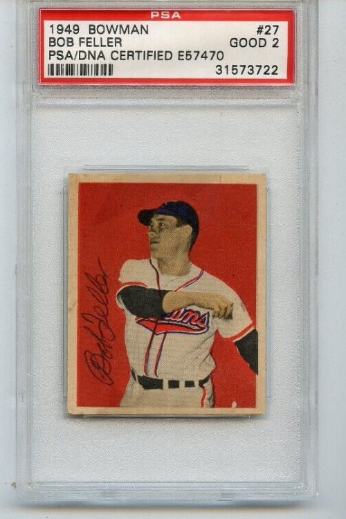 Auction Prices Realized Baseball Cards 1949 Bowman Bob Feller