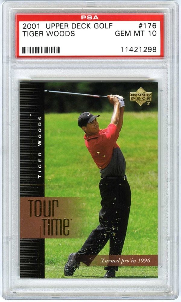 Auction Prices Realized Golf Cards 2001 Upper Deck Golf Tiger Woods