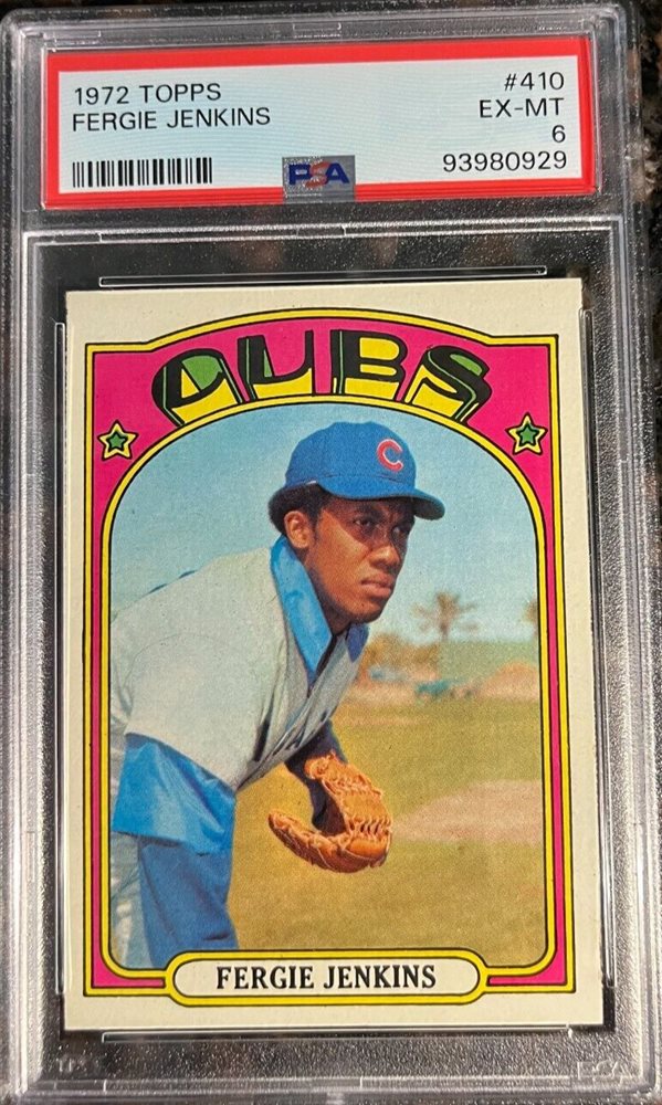 Auction Prices Realized Baseball Cards 1972 TOPPS Fergie Jenkins