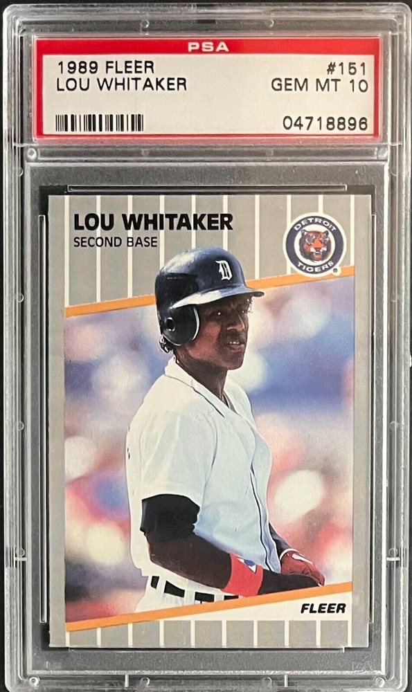 Auction Prices Realized Baseball Cards 1989 Fleer Lou Whitaker