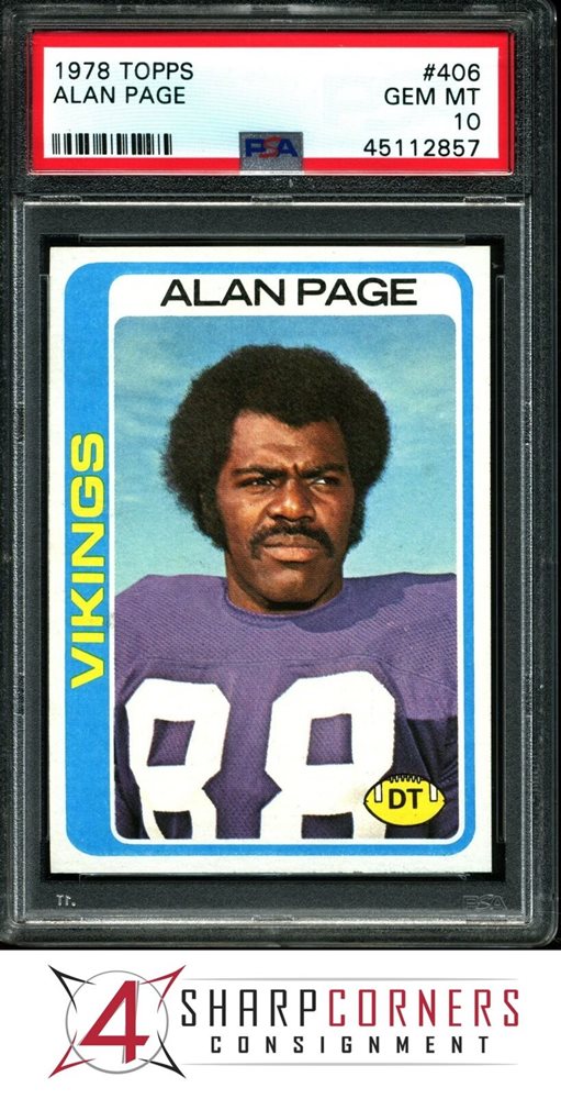 Auction Prices Realized Football Cards 1978 TOPPS Alan Page