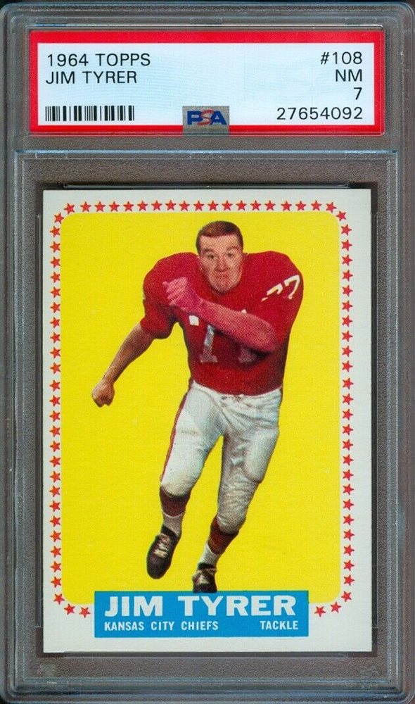 Auction Prices Realized Football Cards 1964 Topps Jim Tyrer