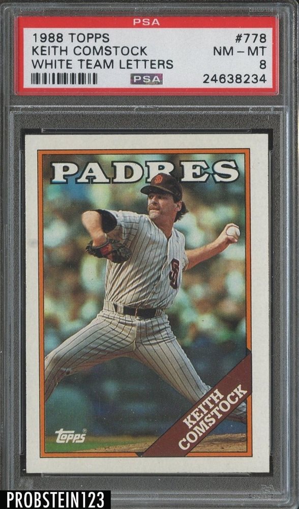 Auction Prices Realized Baseball Cards 1988 Topps Keith Comstock