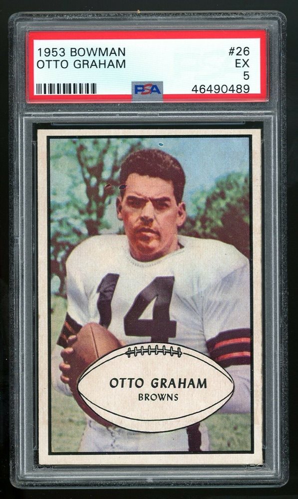 Auction Prices Realized Football Cards 1953 Bowman Otto Graham