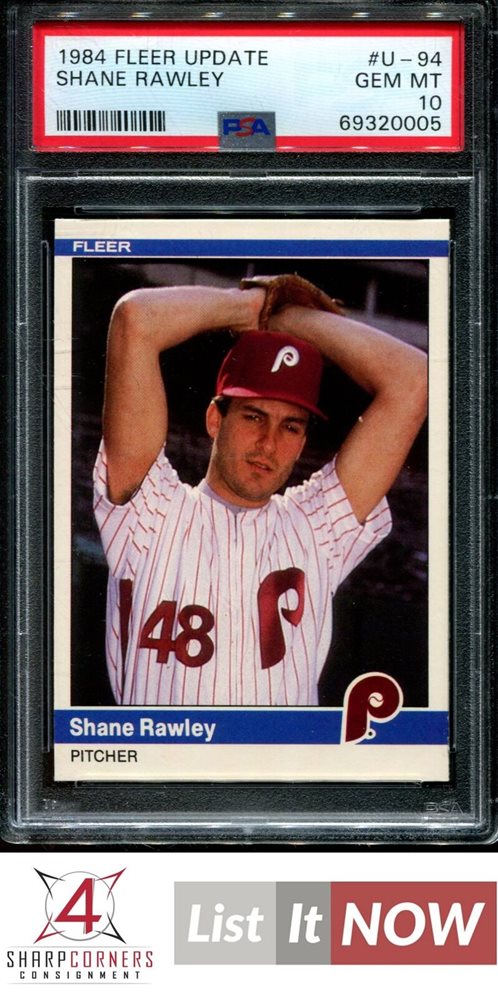 Auction Prices Realized Baseball Cards 1984 FLEER UPDATE Shane Rawley