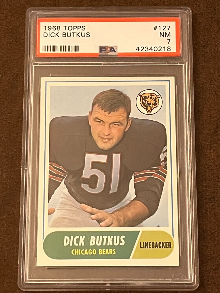 Auction Prices Realized Football Cards 1968 Topps Dick Butkus