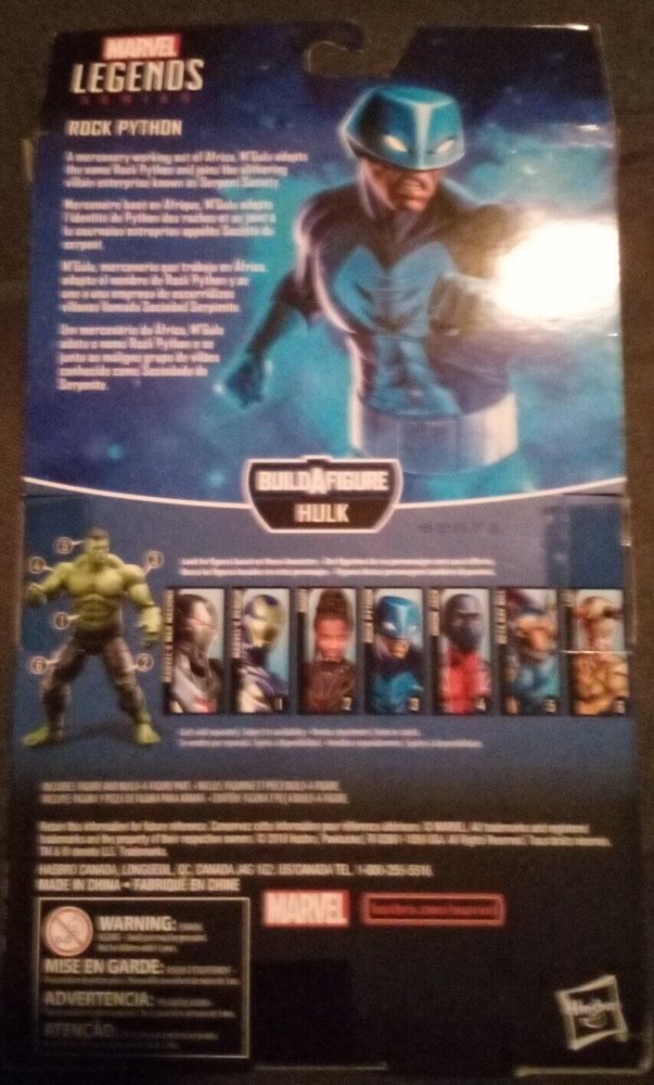 Hasbro Marvel Legends Series Rock Python 6-inch Collect