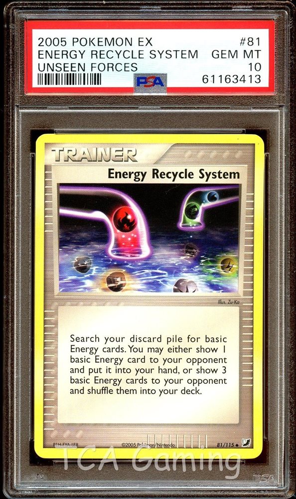 Auction Prices Realized Tcg Cards 2005 POKEMON EX UNSEEN FORCES Energy ...