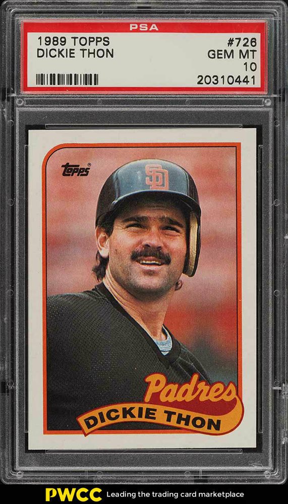 Auction Prices Realized Baseball Cards 1989 TOPPS Dickie Thon