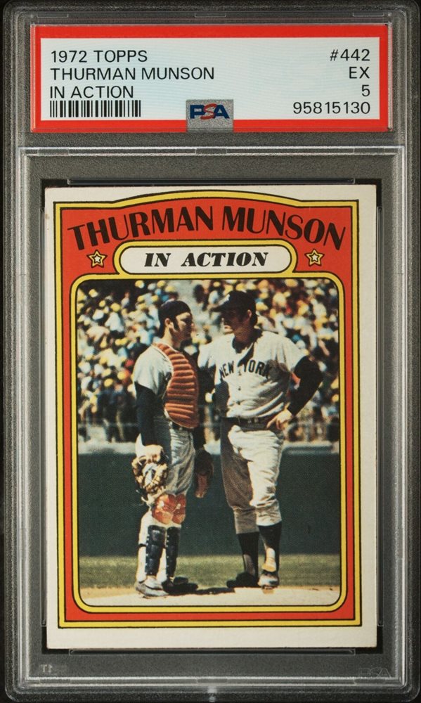 Auction Prices Realized Baseball Cards 1972 TOPPS Thurman Munson