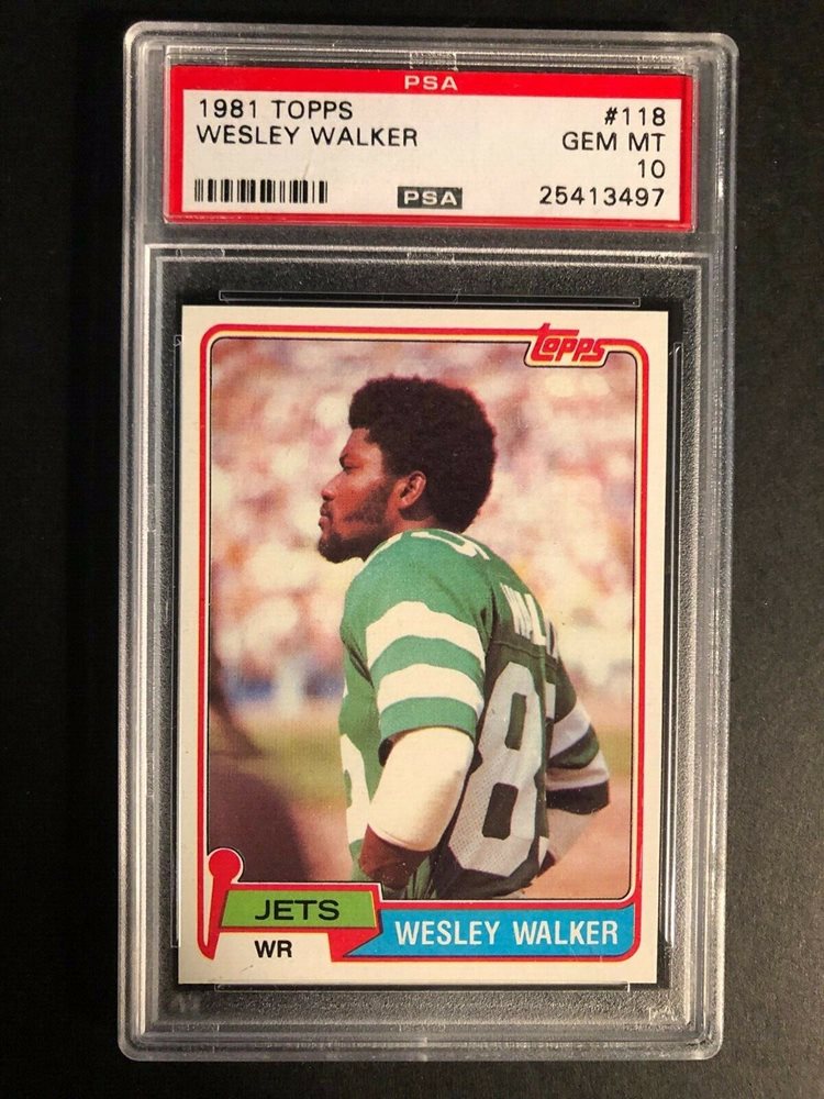 Auction Prices Realized Football Cards 1981 Topps Wesley Walker