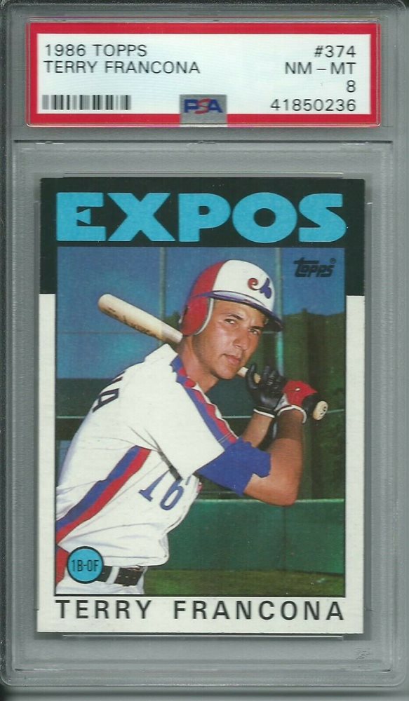 Auction Prices Realized Baseball Cards 1986 TOPPS Terry Francona