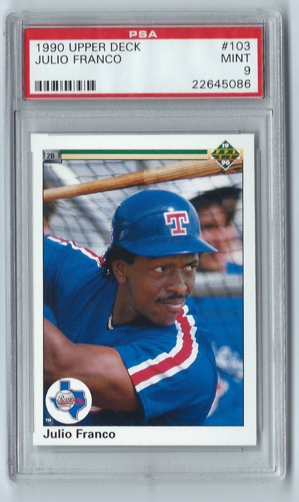 Auction Prices Realized Baseball Cards 1990 UPPER DECK Julio Franco