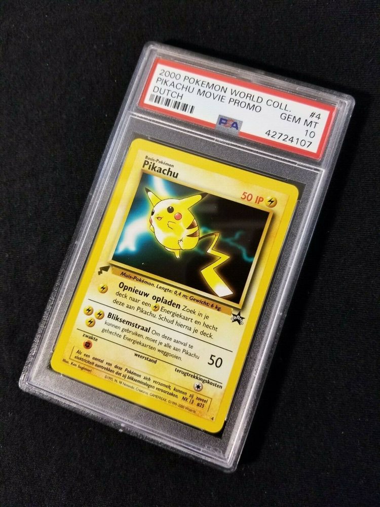 Pokemon Pikachu Movie Promo Card Fashionable