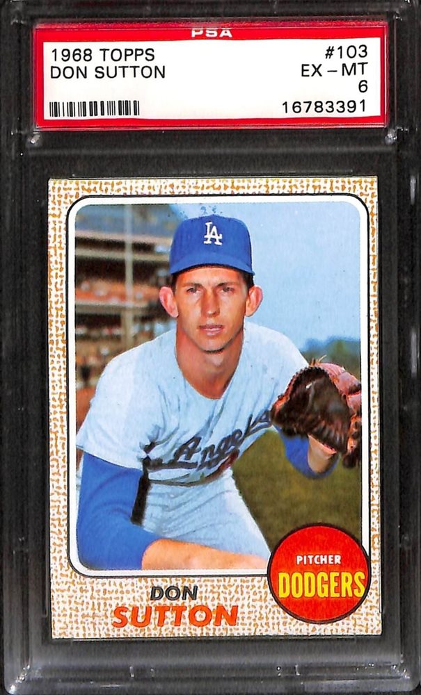 Auction Prices Realized Baseball Cards 1968 TOPPS Don Sutton