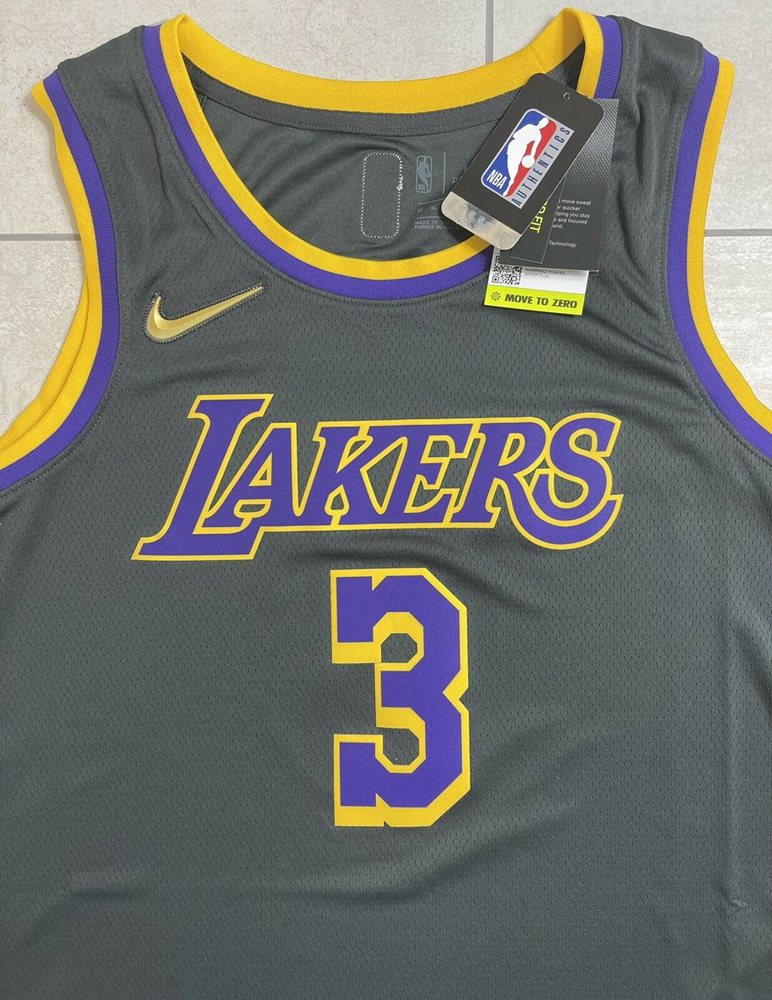 Los Angeles Lakers Anthony Davis #3 Nike 2021 NBA Swing
