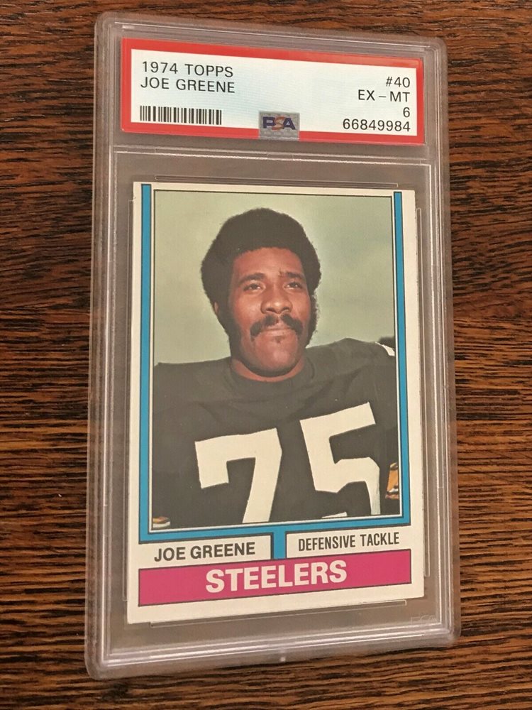 Auction Prices Realized Football Cards 1974 TOPPS Joe Greene