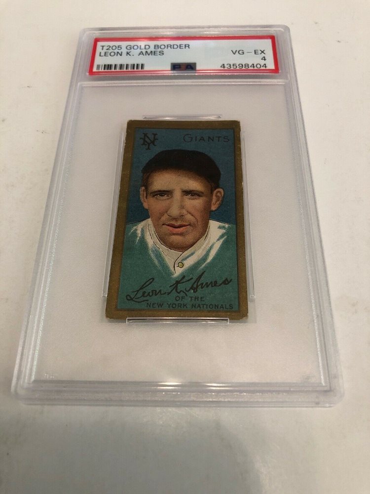Auction Prices Realized Baseball Cards 1911 T205 GOLD BORDER Leon K. Ames