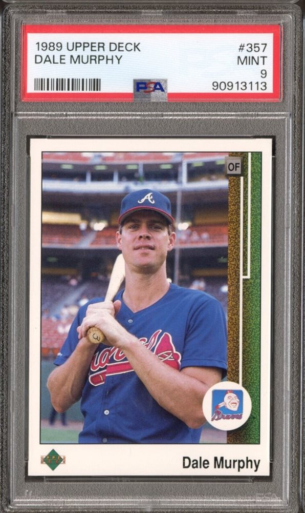 Auction Prices Realized Baseball Cards 1989 UPPER DECK Dale Murphy