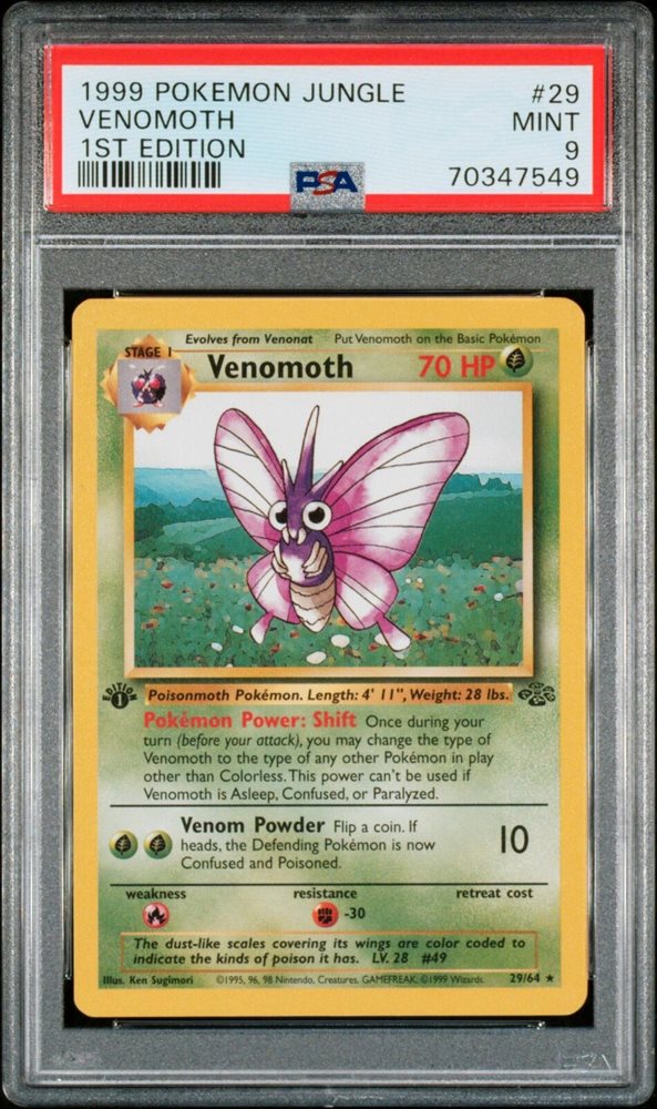 Venomoth Card