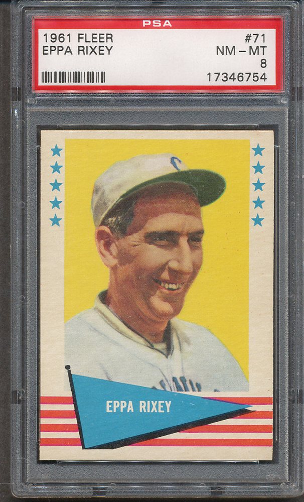 Auction Prices Realized Baseball Cards 1961 FLEER Eppa Rixey