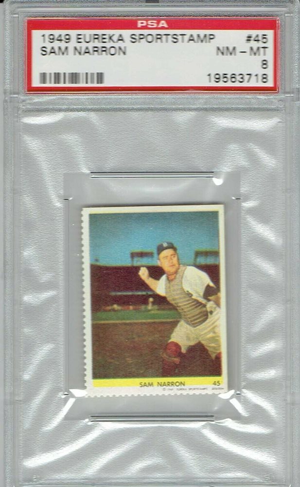 Auction Prices Realized Baseball Cards 1949 EUREKA SPORTSTAMPS Sam Narron