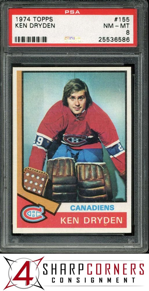 Auction Prices Realized Hockey Cards 1974 TOPPS Ken Dryden