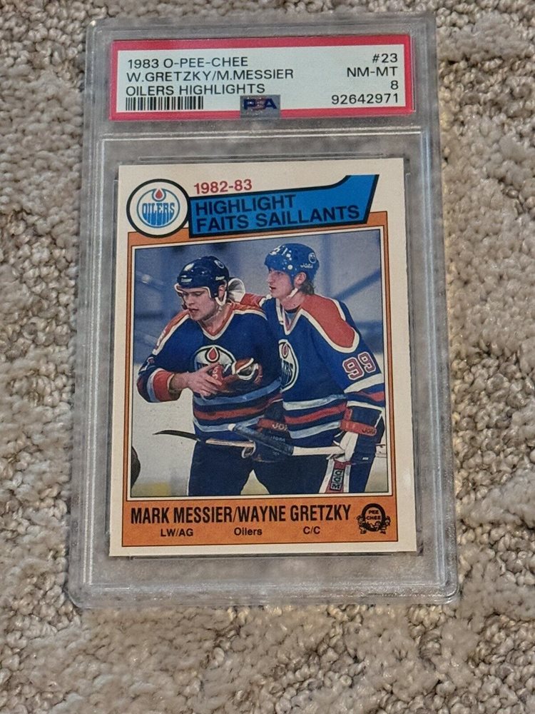Auction Prices Realized Hockey Cards 1983 O-Pee-Chee Mark Messier / Wayne Gretzky
