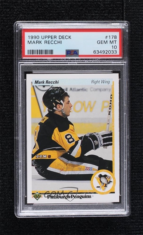 Auction Prices Realized Hockey Cards 1990 UPPER DECK Mark Recchi